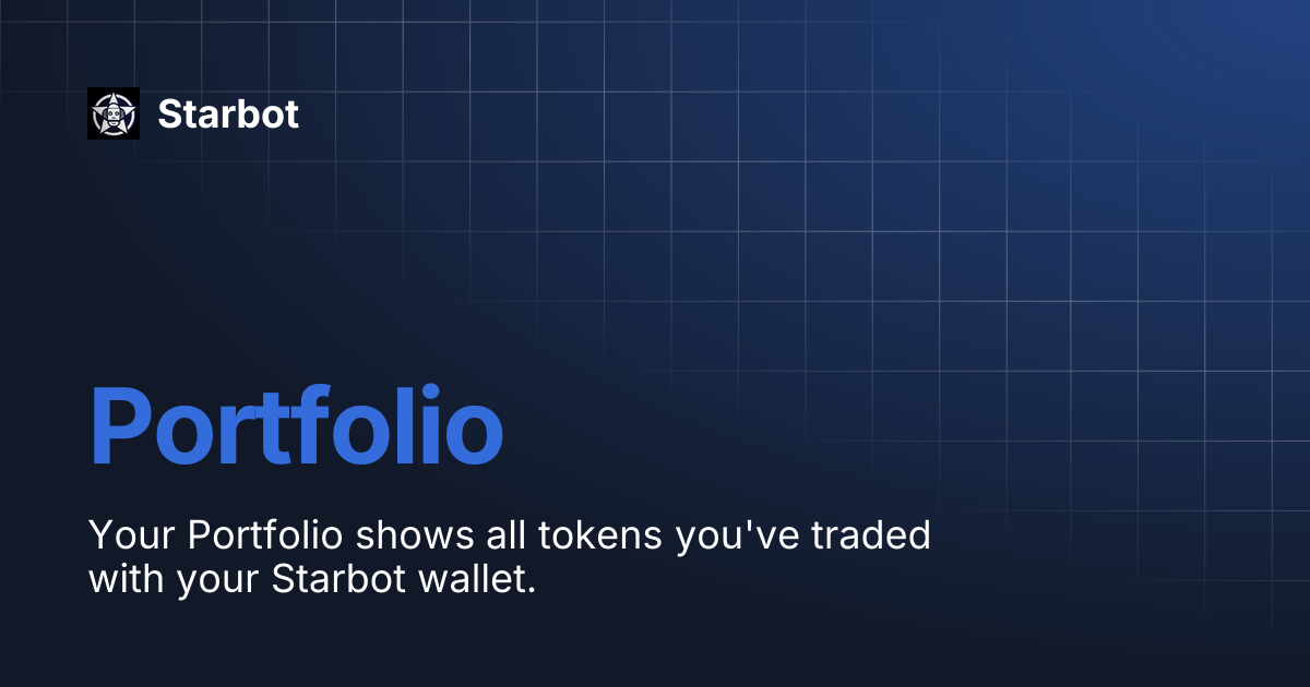 Portfolio Starbot